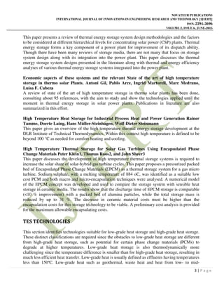 REVIEW OF THERMAL ENERGY STORAGE SYSTEMS AND THEIR APPLICATIONS | PDF | Power and Energy ...