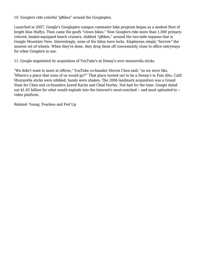 11 Things You Might Not Know About Google | PDF | Search | Internet