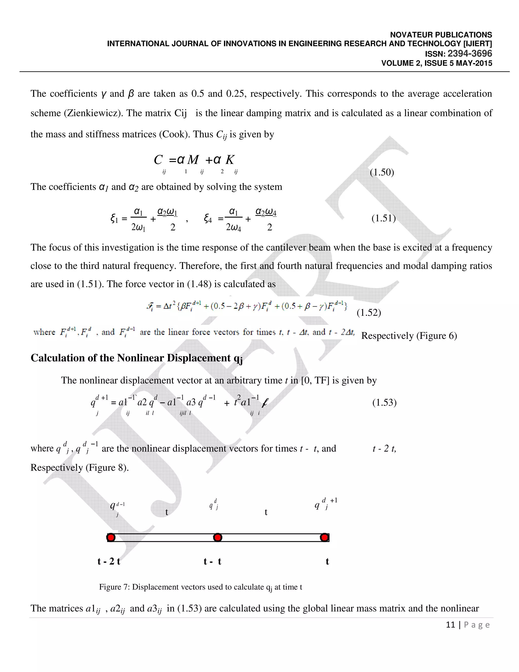 Study of numerical algorithm used to solve the equation of motion for ...