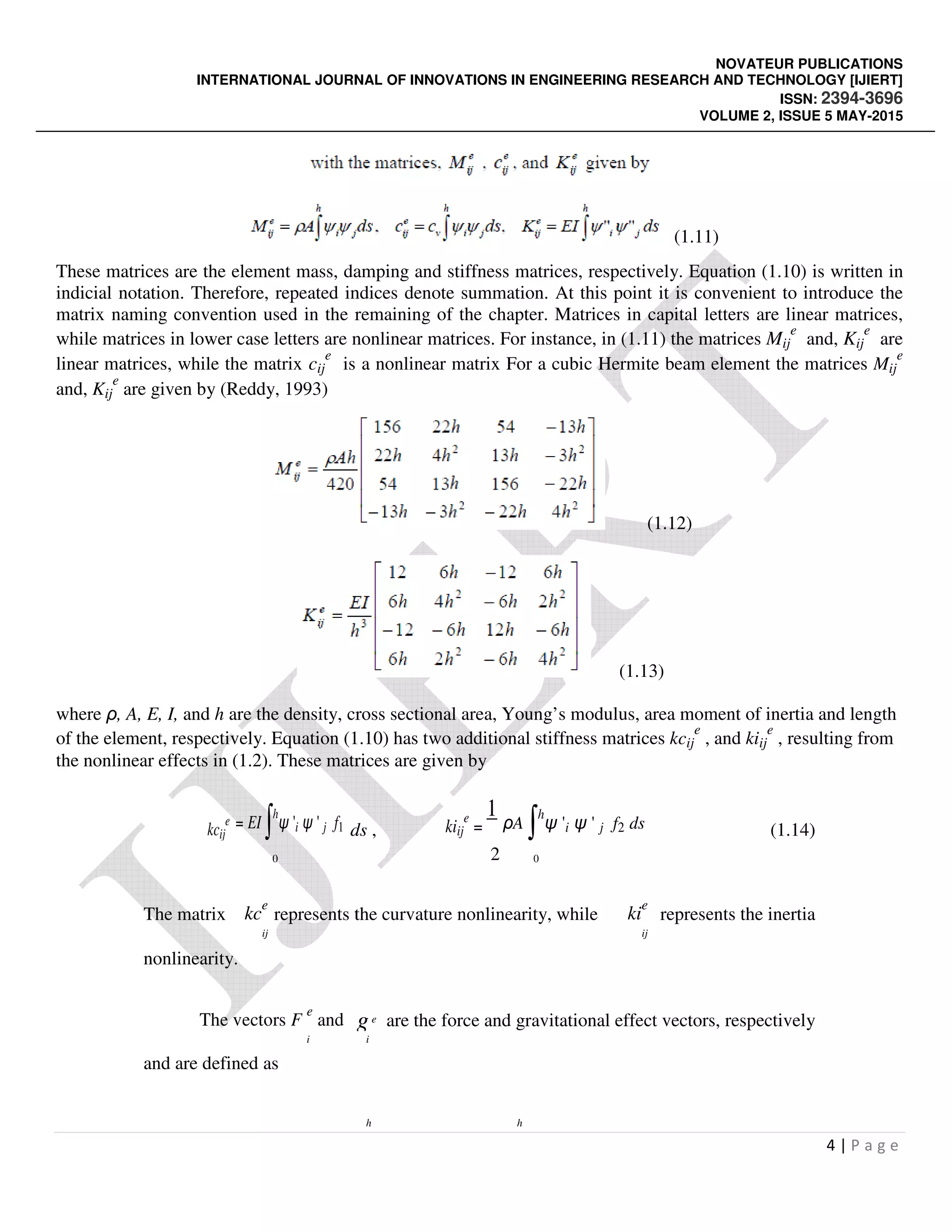 Study of numerical algorithm used to solve the equation of motion for the planar flexural forced ...