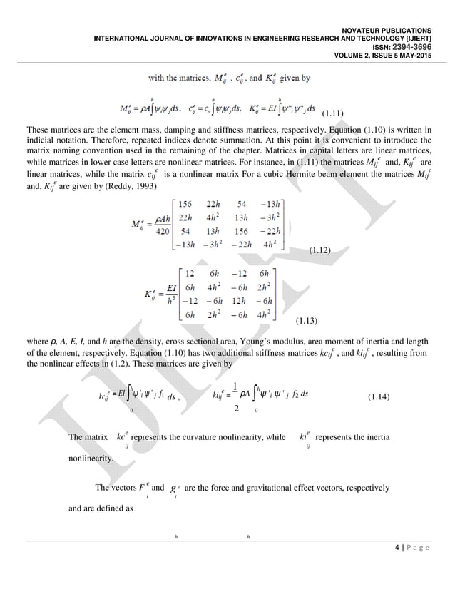 Study of numerical algorithm used to solve the equation of motion for the planar flexural forced ...