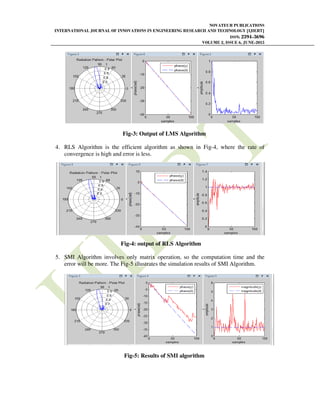 SIMULATIONS OF ADAPTIVE ALGORITHMS FOR SPATIAL BEAMFORMING | PDF