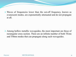 waveguides-ppt | PPTX | Physics | Science