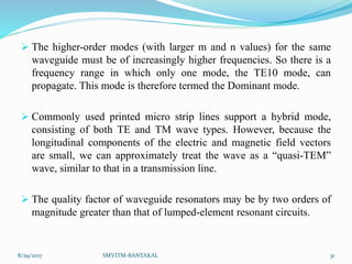 waveguides-ppt | PPTX | Physics | Science