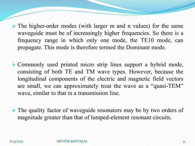 waveguides-ppt | PPTX | Physics | Science