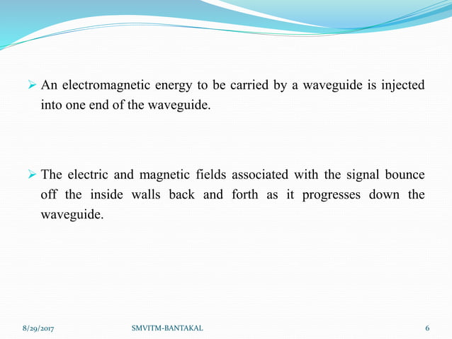 waveguides-ppt | PPTX | Physics | Science