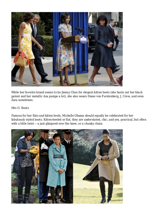 Michelle Obamas Shoe Style
