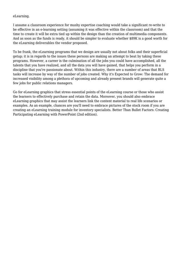 Advantages And Disadvantages Of E-learning | PDF