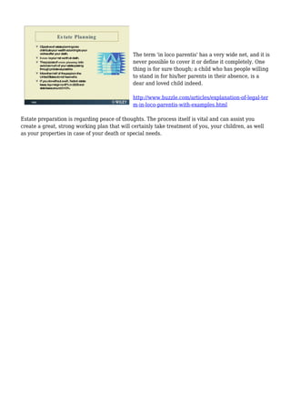 Explanation of the Legal Term 'In Loco Parentis' with Examples | PDF