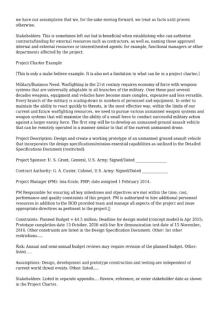 Project Management Practitioner: Project Initiation | PDF