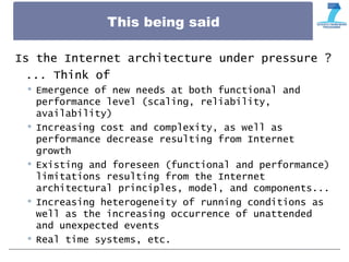 Dimitri Papadimitriou (Alcatel-Lucent Bell) - Future Internet ...