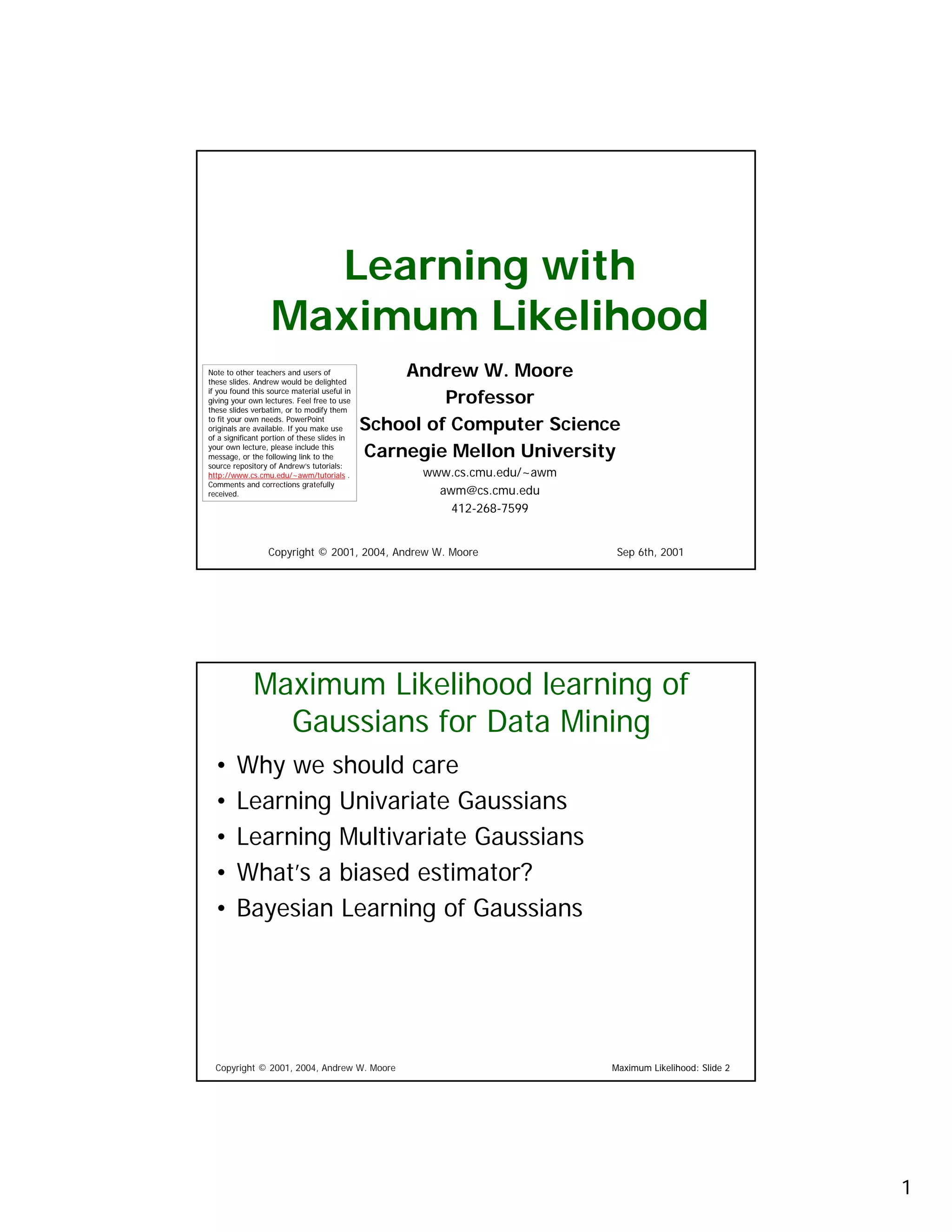 Maximum Likelihood Estimation | PDF