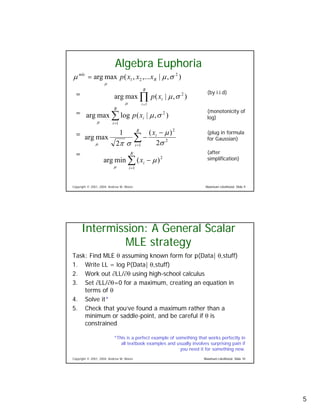 Maximum Likelihood Estimation | PDF