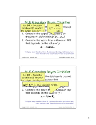 Gaussian Bayes Classifiers | PDF