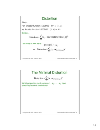 K-means and Hierarchical Clustering | PDF