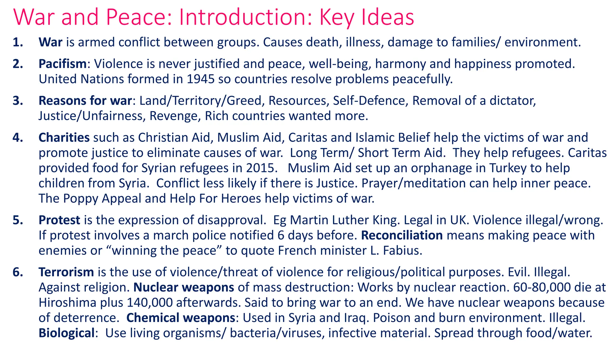 War and Peace: Introduction: Key Ideas | PPT