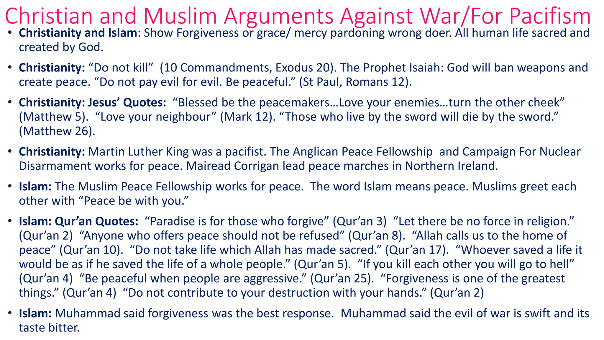 War and Peace: Introduction: Key Ideas | PPT | Islam | Religion ...