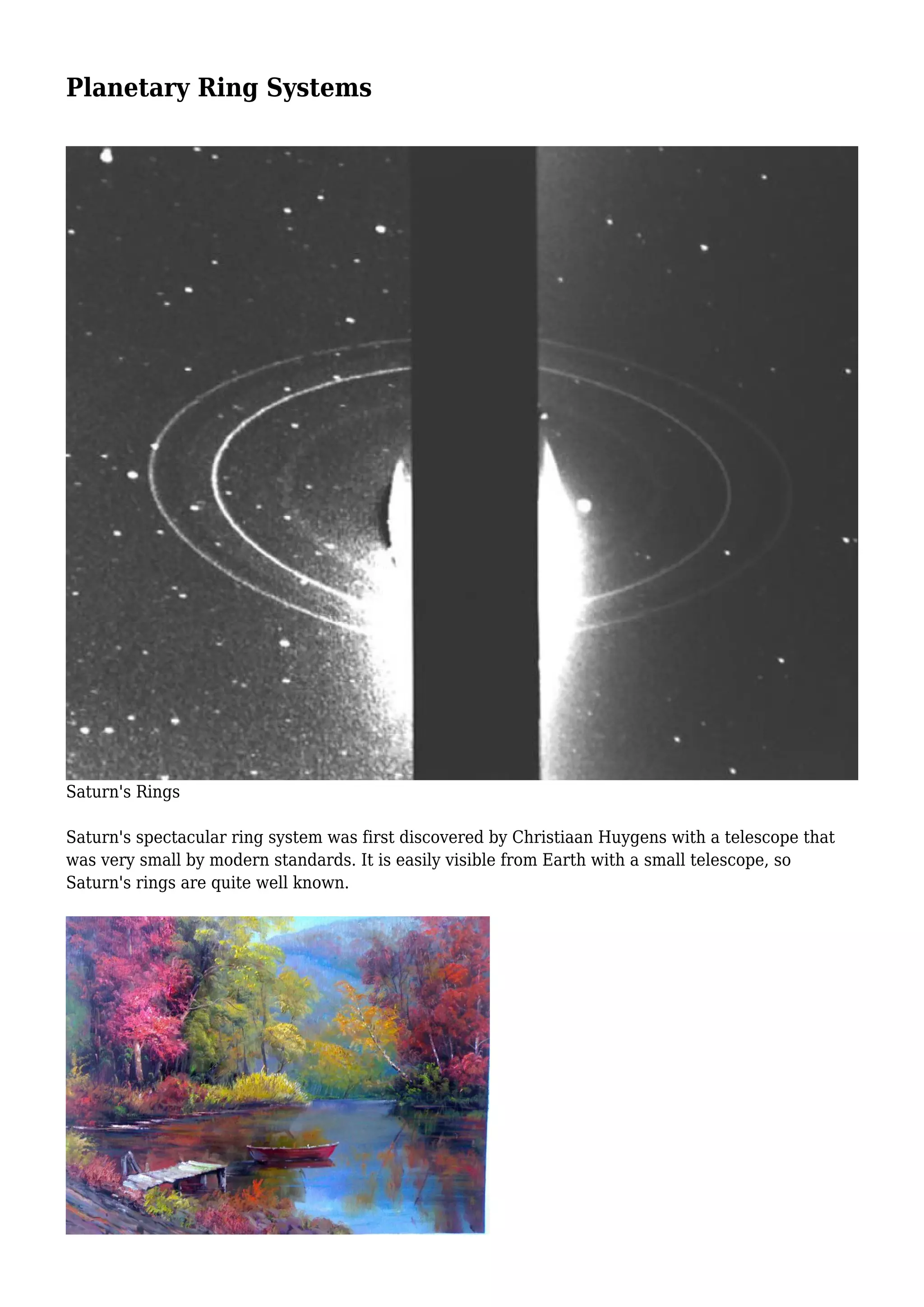 Planetary Ring Systems | PDF | Space and Astronomy | Science