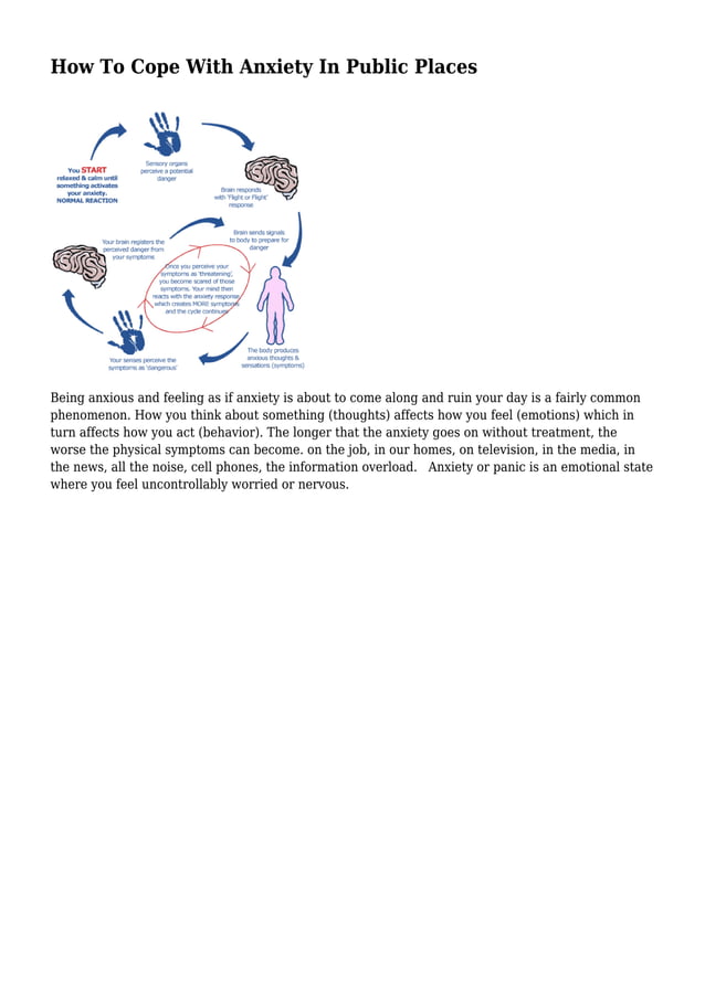 How To Cope With Anxiety In Public Places | PDF
