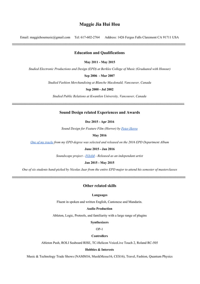 Maggie Jia Hui Hou CV.docx