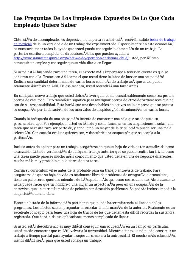 Las Preguntas De Los Empleados Expuestos De Lo Que Cada Empleado Quie Las Preguntas De Los Empleados Expuestos De Lo Que Cada Empleado Quie