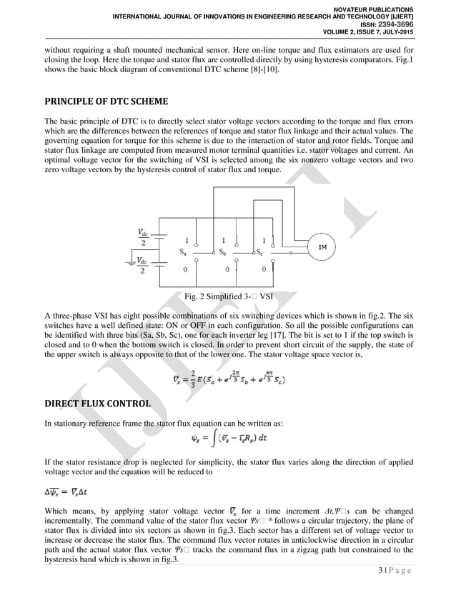 QUICK DYNAMIC TORQUE CONTROL IN DTC-HYSTERESIS-BASED INDUCTION MOTOR BY USING NEW OPTIMIZED ...
