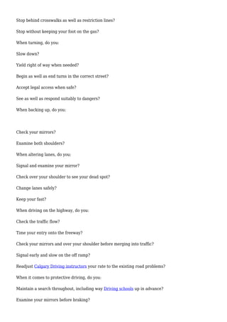 Learn how to drive | PDF | Auto Safety | Automotive