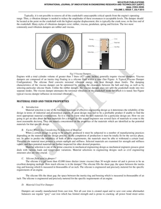 ANALYSIS OF DAMPING COEFFICIENT FOR VISCOUS DAMPER | PDF