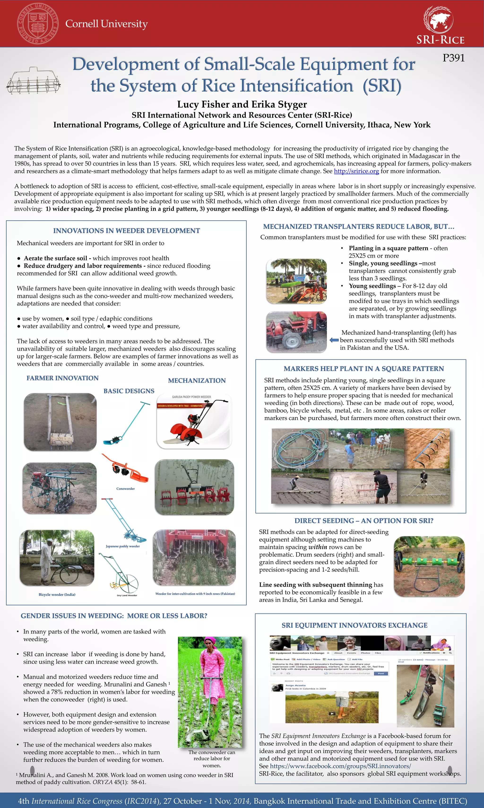1438 - Development of Small-Scale Equipment for the System of Rice ...