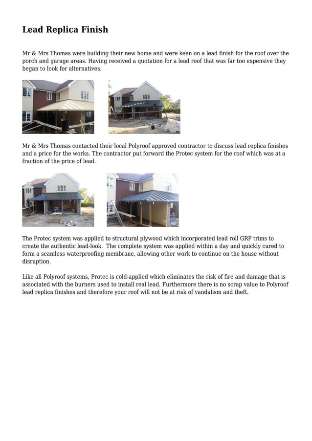 Lead Replica Finish | PDF