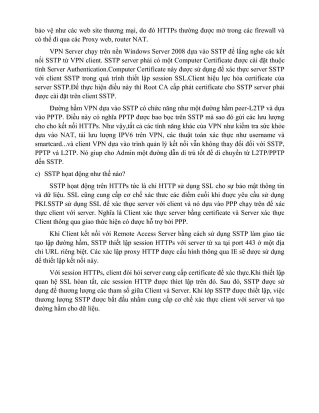 Đồ án Xây dựng hệ thống bảo mật mạng VPN/IPSEC | PDF