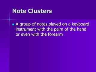 Presentation modern music in western history | PPT