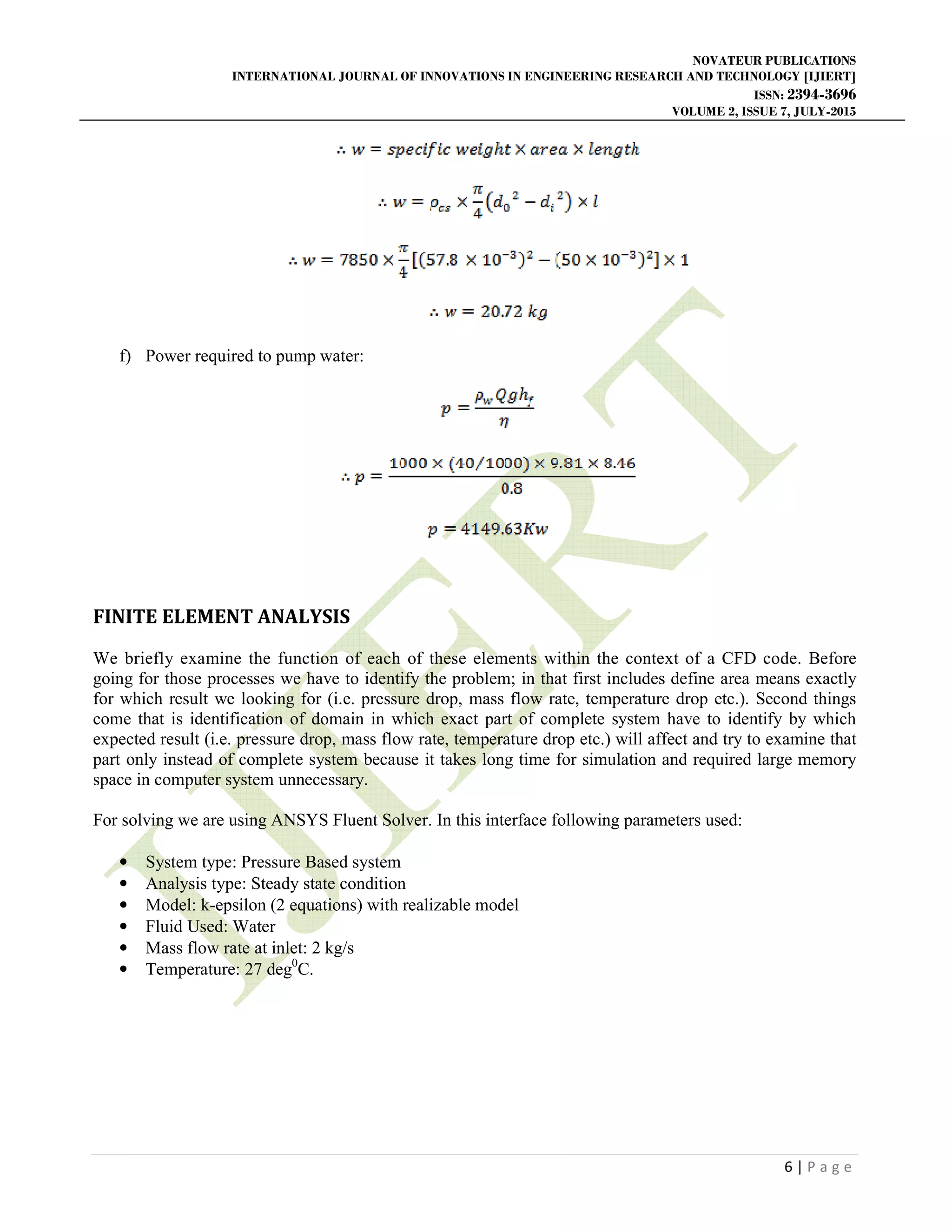 FLOW DISTRIBUTION NETWORK ANALYSIS FOR DISCHARGE SIDE OF CENTRIFUGAL PUMP | PDF