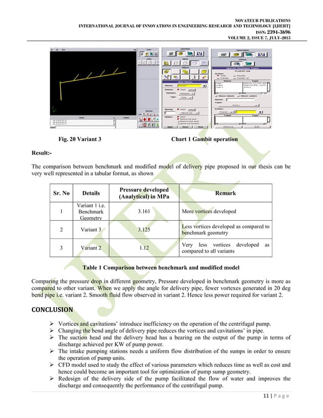 FLOW DISTRIBUTION NETWORK ANALYSIS FOR DISCHARGE SIDE OF CENTRIFUGAL PUMP | PDF