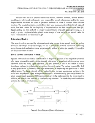 A REVIEW OF LPC METHODS FOR ENHANCEMENT OF SPEECH SIGNALS | PDF