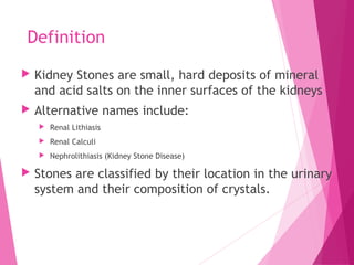 renal stone disease | PPT