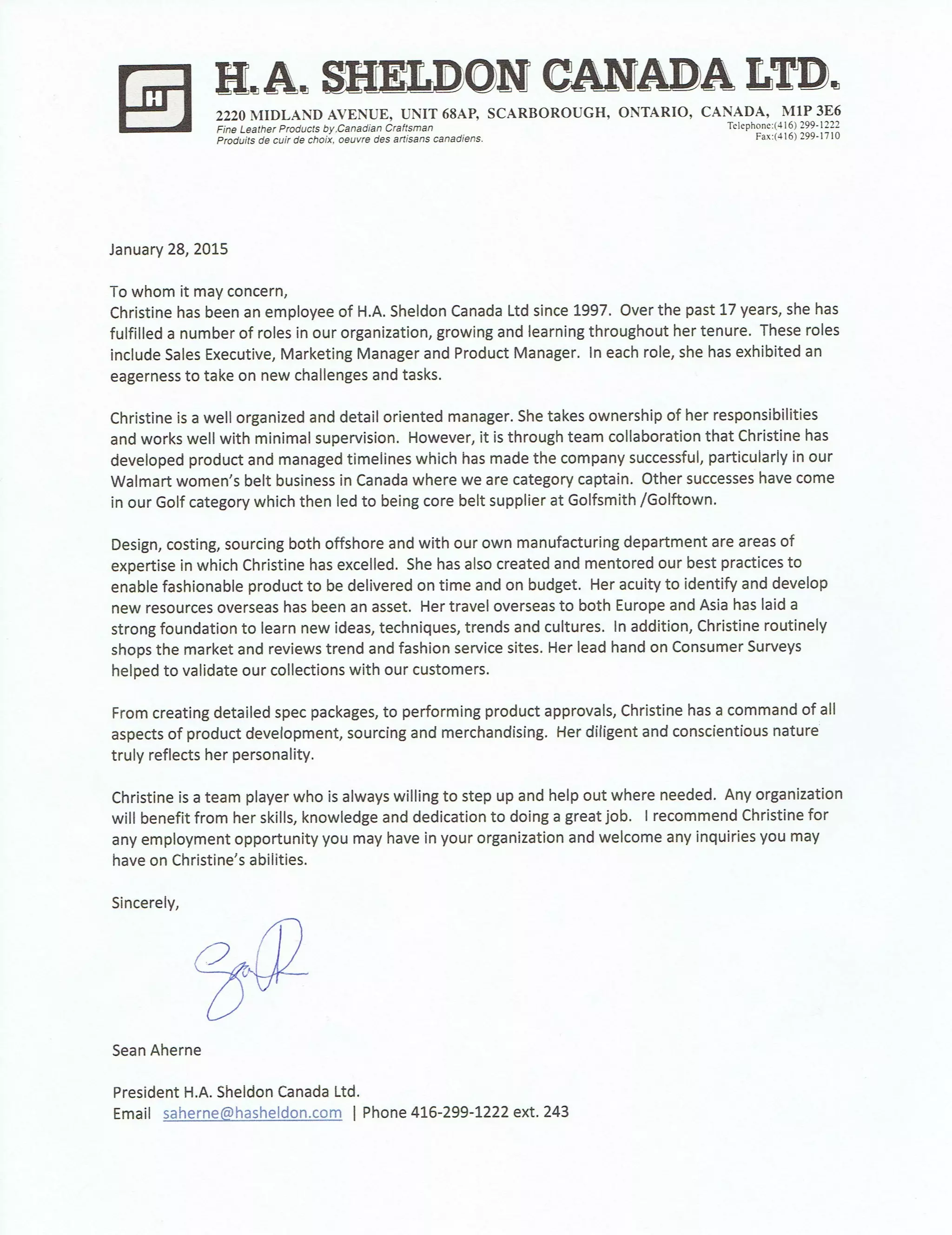 Reference Letter | PDF