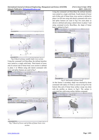 3 Dimensional Virtual Modelling of Human Femur Bone with Prosthetic Plate and Screws | PDF