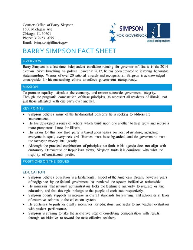 Sample Fact Sheet | DOCX | Business Accounting & Finance | Business