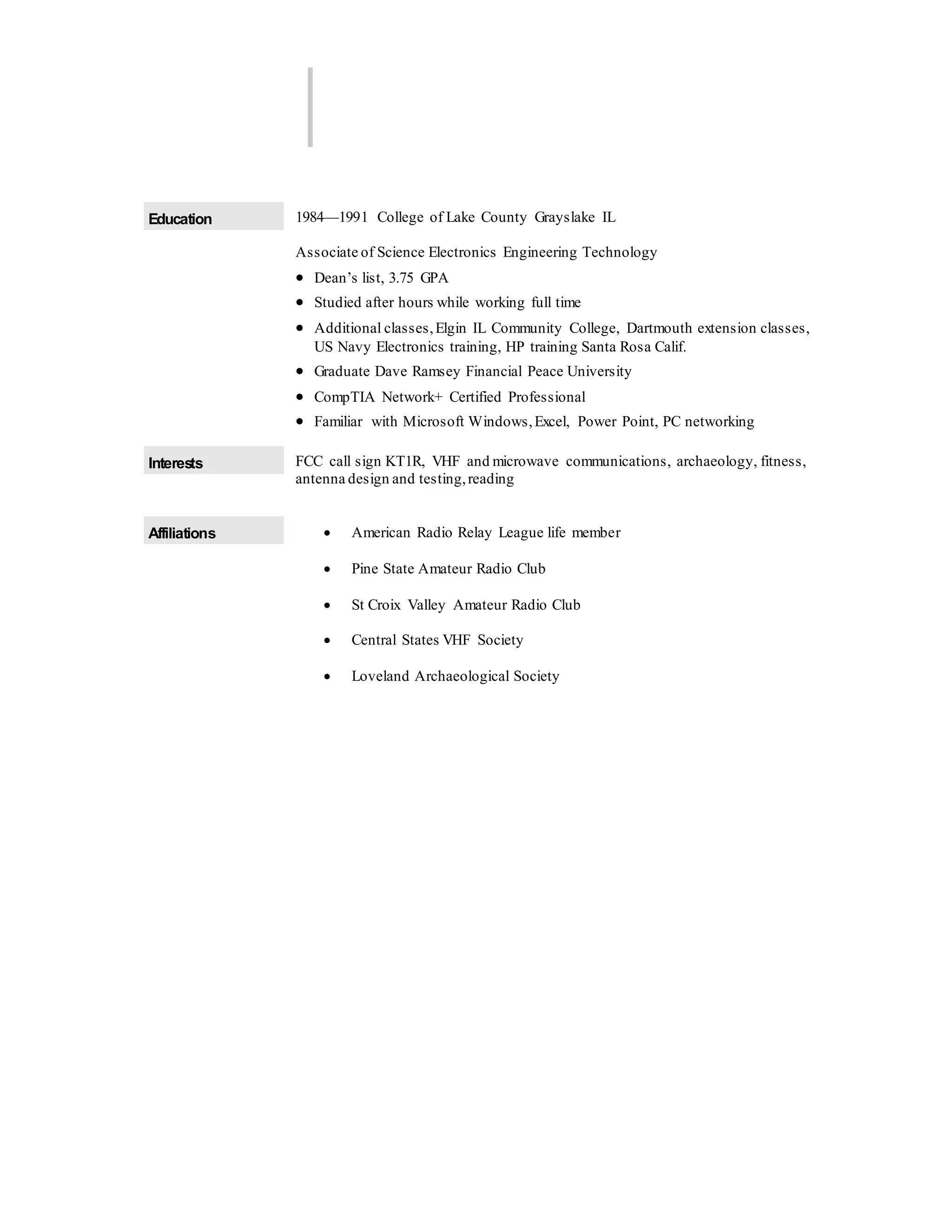 Lou Eckert Resume PDF