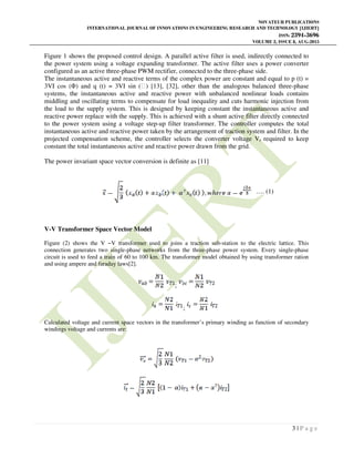 A NOVEL TCHNOLOGY FOR HARMONICS AND UNBALANCE COMPENSATION IN ELECTRIC TRACTION SYSTEM USING ...