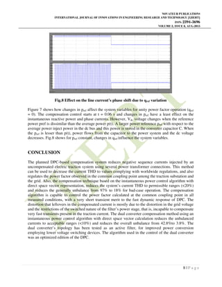 A NOVEL TCHNOLOGY FOR HARMONICS AND UNBALANCE COMPENSATION IN ELECTRIC ...