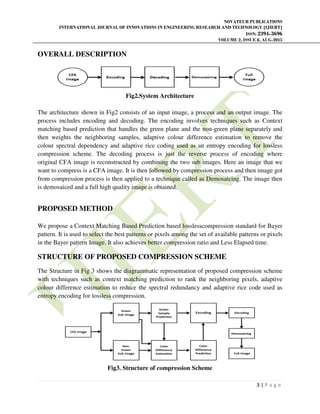 PREDICTION BASED LOSSLESS COMPRESSION SCHEME FOR BAYER COLOUR FILTER ...