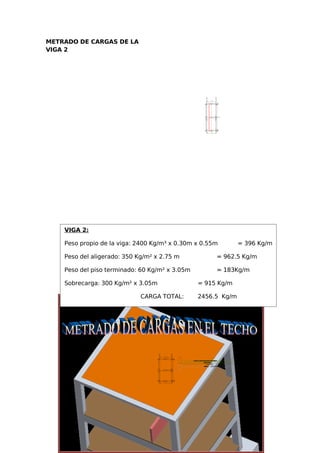 metrado de cargas | PDF
