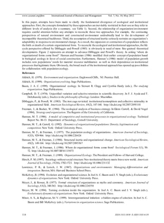 A Study of the Form of Organizations | DOCX | Biological Sciences | Science