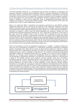 A Proposed Framework Of Organizational Commitment As A Mediator On Ethical Decision Making In ...