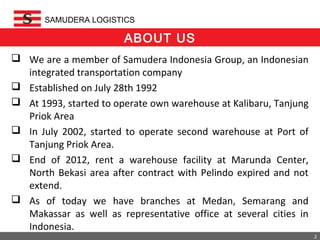 Samudera Warehousing_2014 | PPT