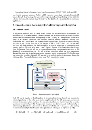 Cross Layering using Reinforcement Learning in Cognitive Radio-based Industrial Internet of Ad ...