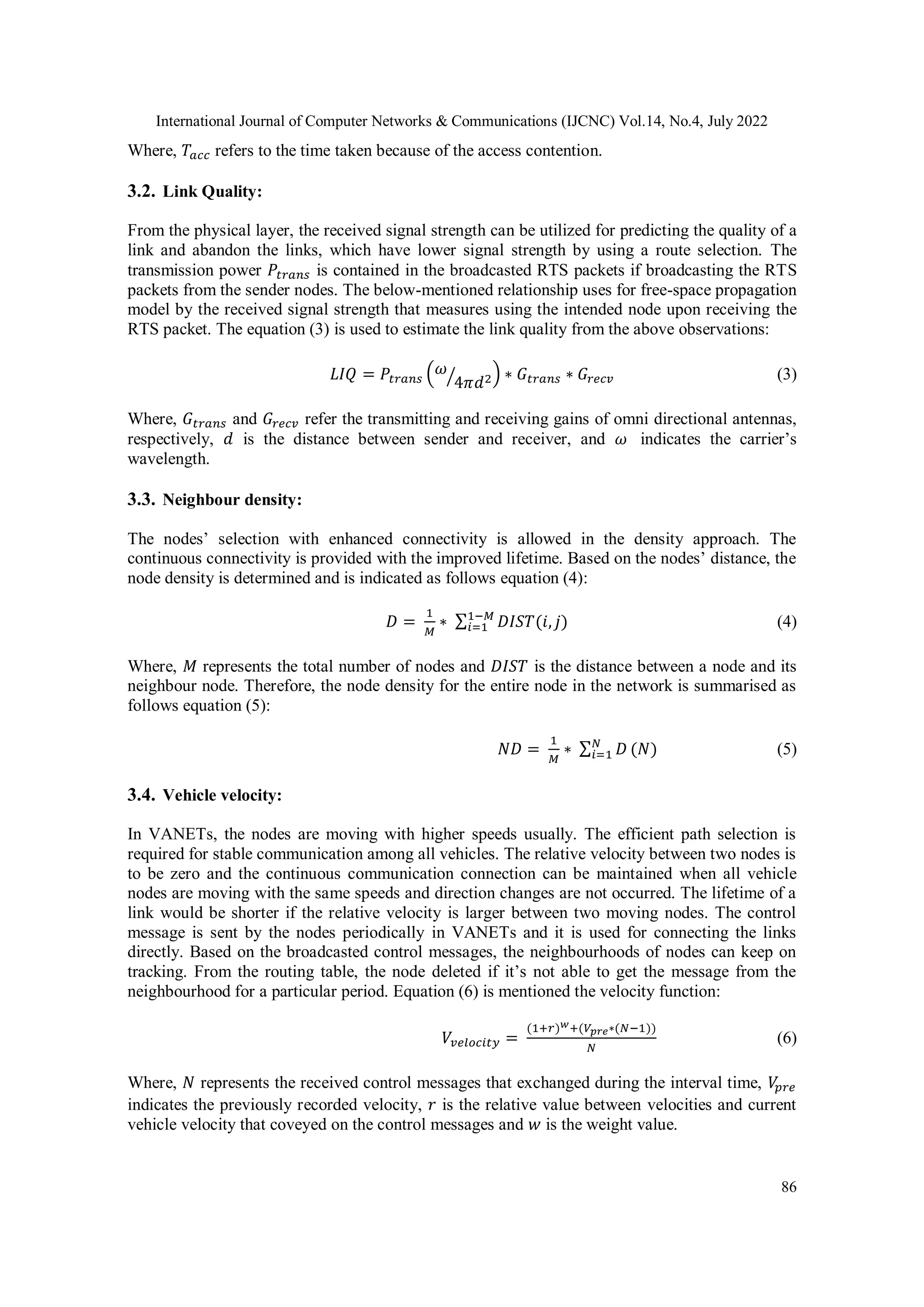 Cross Layer Based Congestion Free Route Selection In Vehicular Ad Hoc Networks Pdf