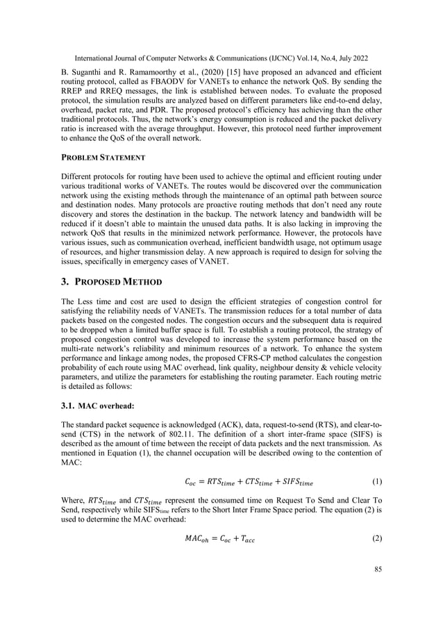 Cross Layer Based Congestion Free Route Selection In Vehicular Ad Hoc